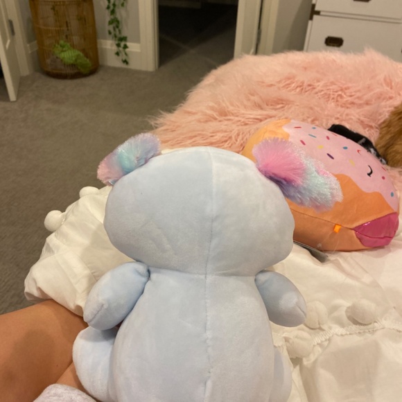 Squishmallows | Toys | 8inch Blue Dog With Rainbow Fuzzy Detailing Hug ...